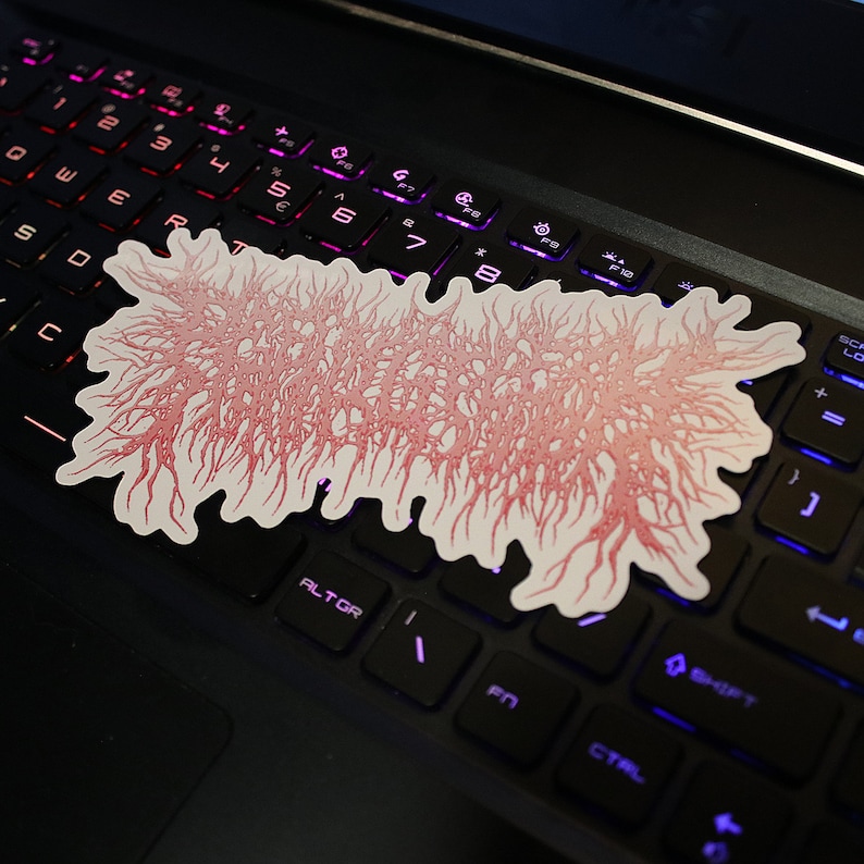 Peelingflesh Band Sticker 5.75 X 3 - Etsy