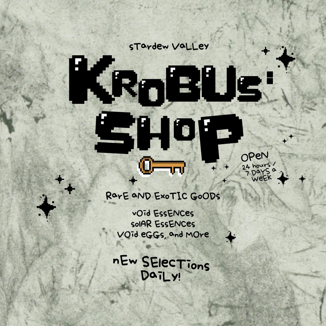 Stardew Valley Fan Shirt Krobus Shop T-shirt Unique Color Blast / Tie ...