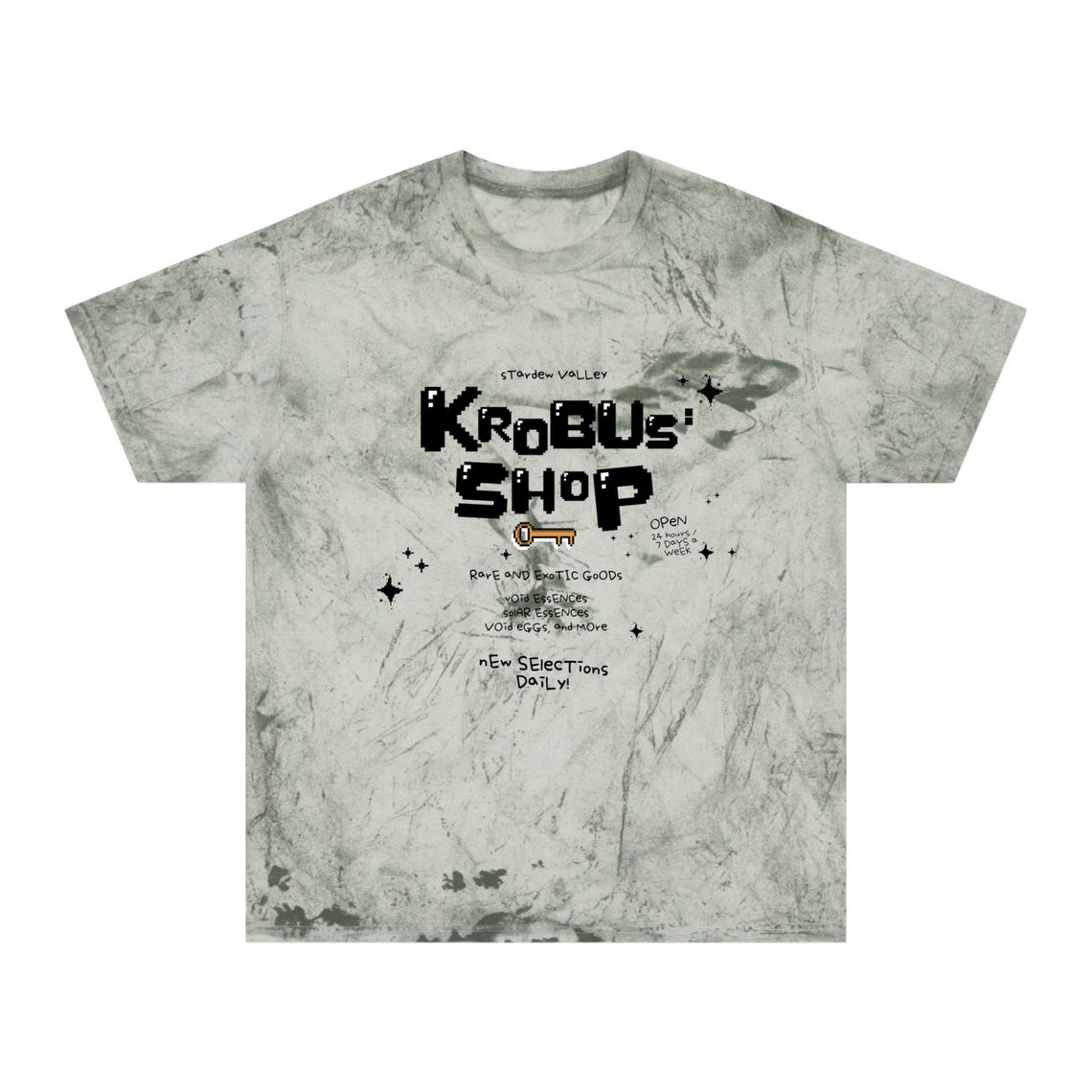 Stardew Valley Fan Shirt Krobus Shop T-shirt Unique Color Blast / Tie ...
