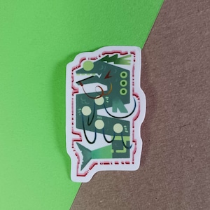 Splatoon Salmon Run King Salmonids Clear Stickers | Horrorboros ...