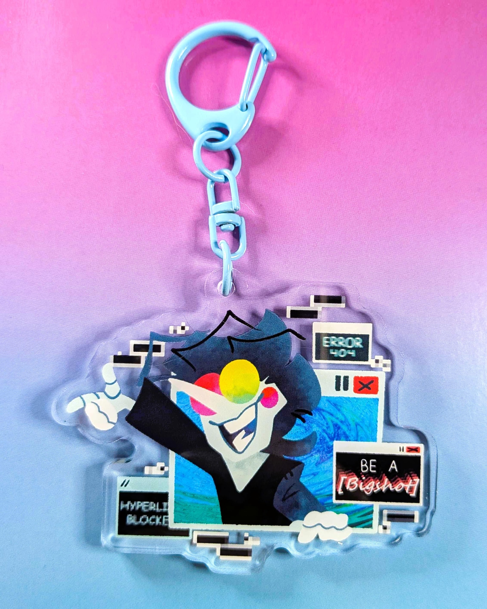 Spamton Clear Acrylic Keychain | Deltarune | 2.5 Inches - Etsy