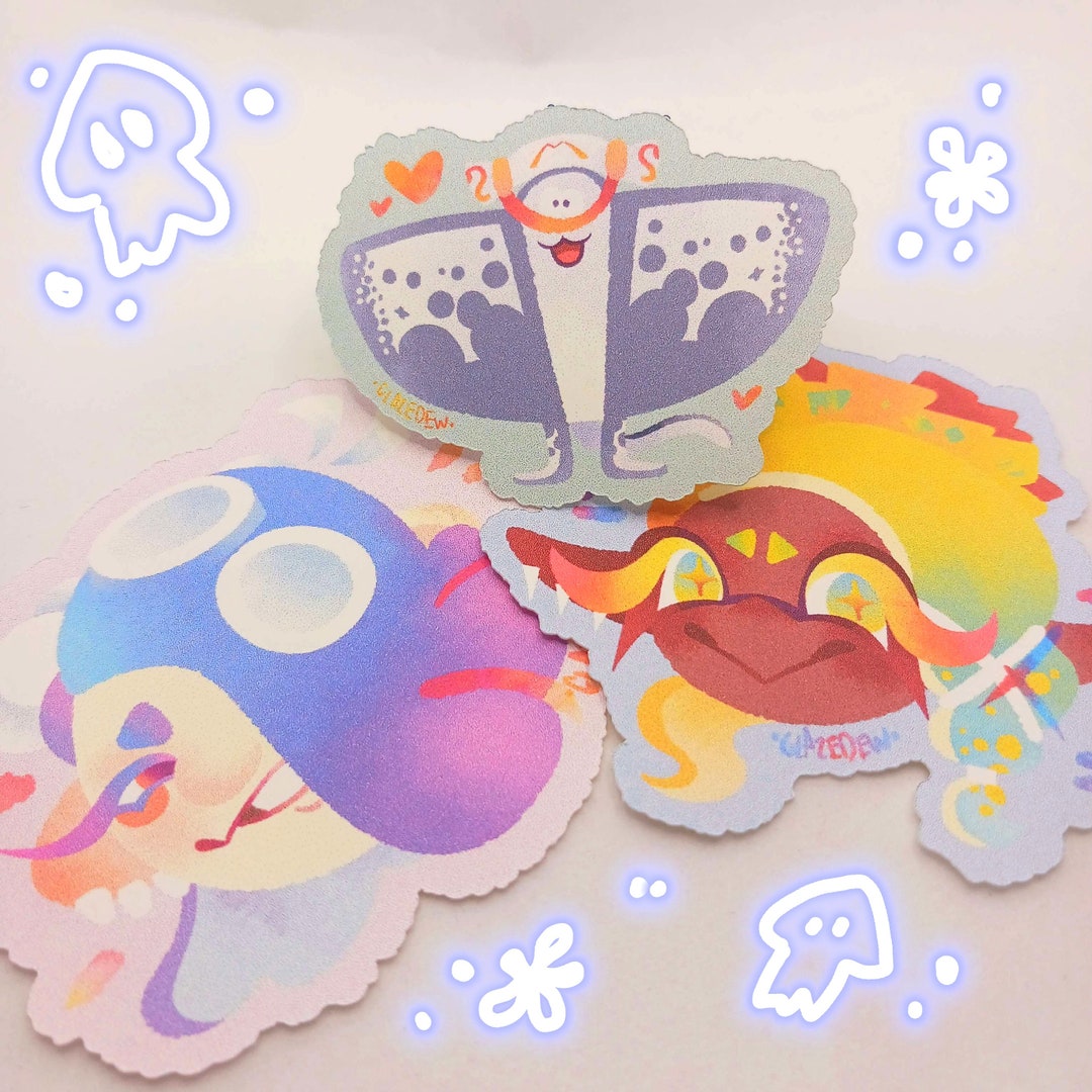 Splatoon Deep Cut Stickers Shiver, Frye, Big Man - Etsy
