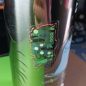 Splatoon Salmon Run King Salmonids Clear Stickers | Horrorboros ...