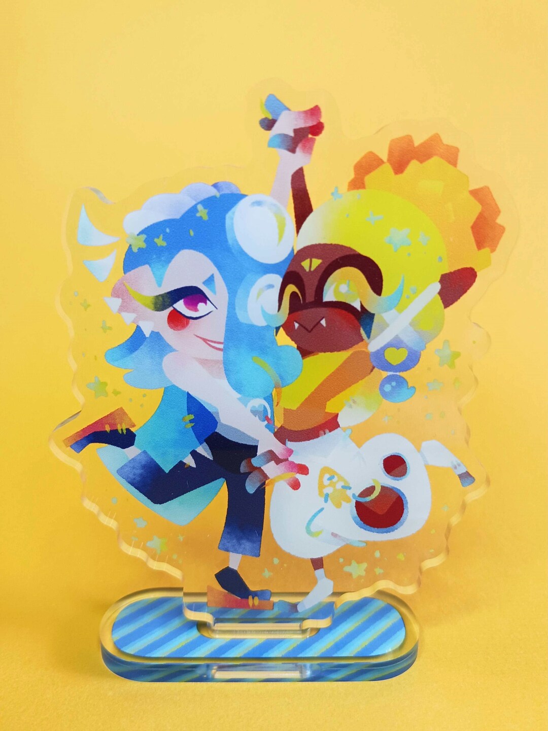 Shiver and Frye Deep Cut Splatoon 3 Acrylic Standee - Etsy