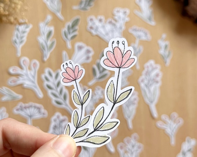 Set Die Cuts Bloom Sketch. 32 Pre-cut Shapes for Scrapbooking, Journal ...