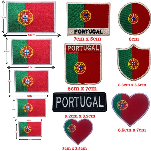 Portugal Flag Patch - Etsy UK