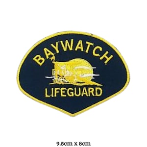 Baywatch Lifeguard, Life Guard Embroidery Patch Iron on Sew on Badges ...