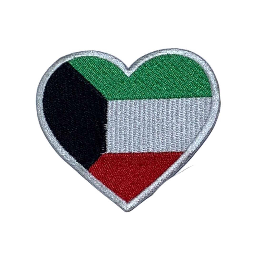 Kuwait National Flag Embroidered Iron on Patch Sew on Country International Flag Badge - Etsy