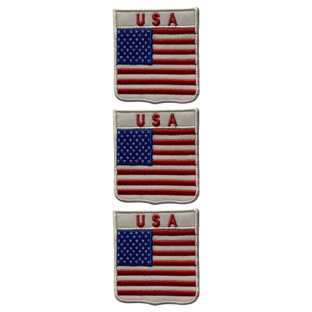 National Country Shield Flag Patch With Name – Embroidered Iron on Sew ...