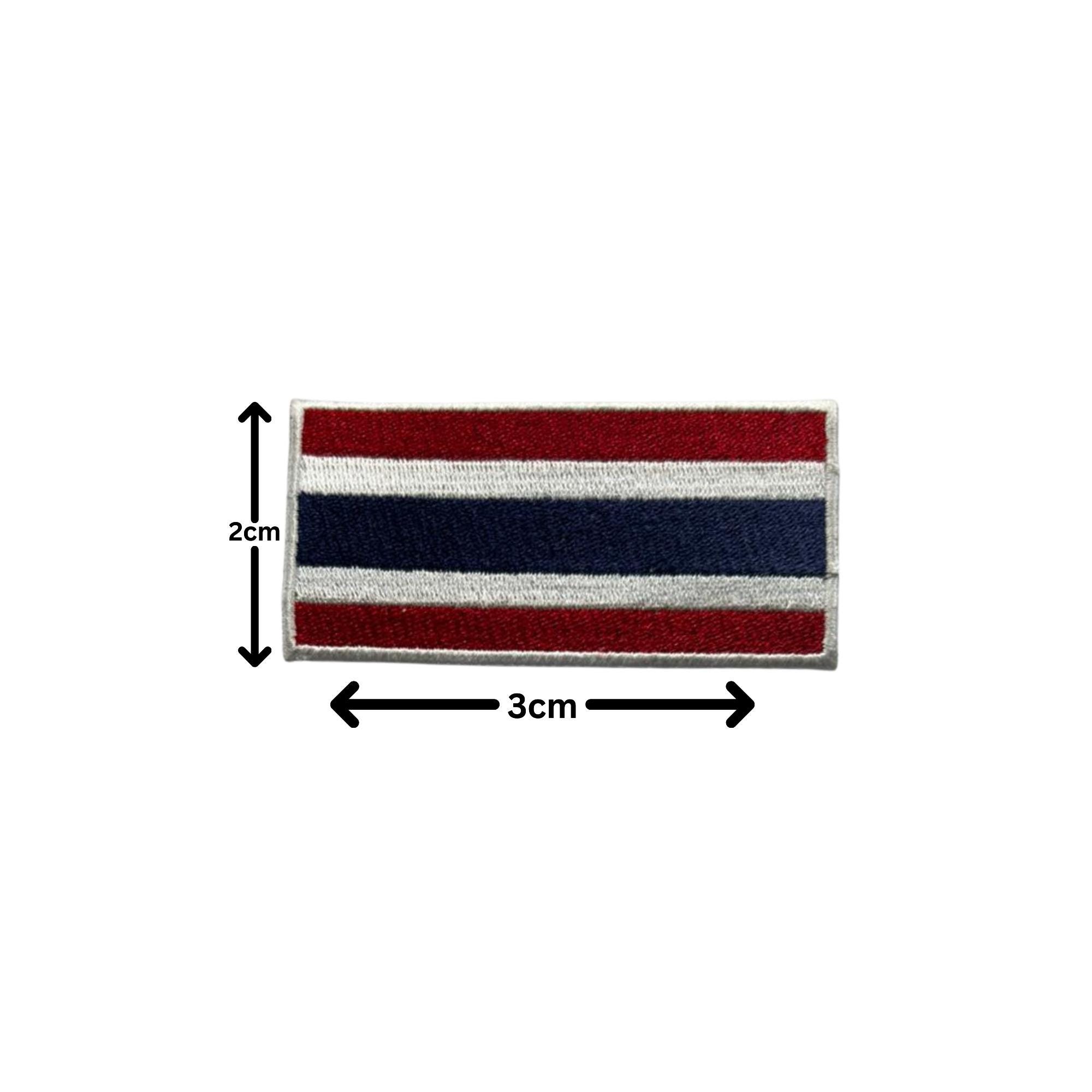 National Country Mini Flag Embroidered Patch – Iron on Sew on Applique ...