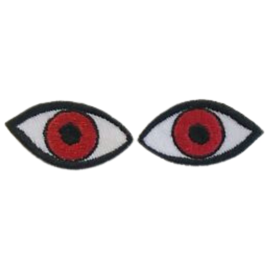 Mini Red Eye Evil Eye Zombie Patches Sew Iron on Embroidered Applique ...