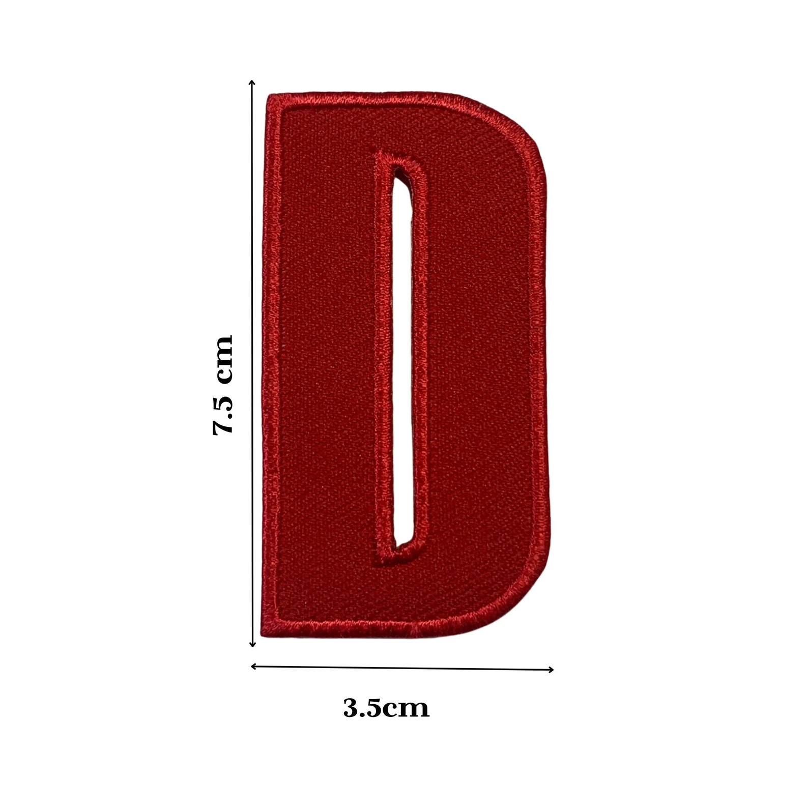 Red Letter Patch Patches Iron on /sew on Retro Alphabet Embroidery for ...