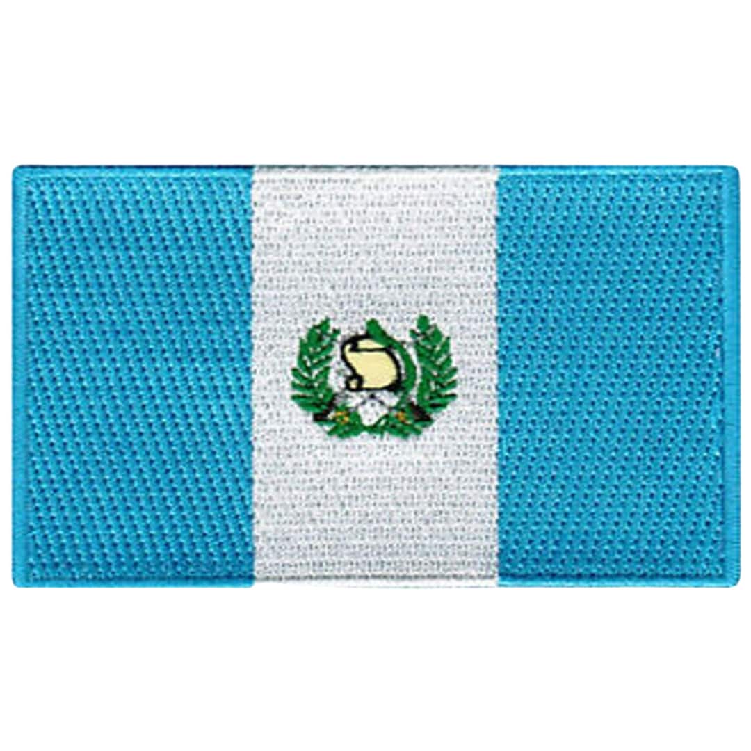 Guatemala Flag Embroidered Patch Iron on Sew on Applique National Flag ...