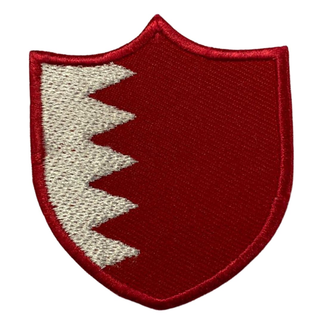 Bahrain International Country Shield Flag Iron on Patch Embroidered Sew ...