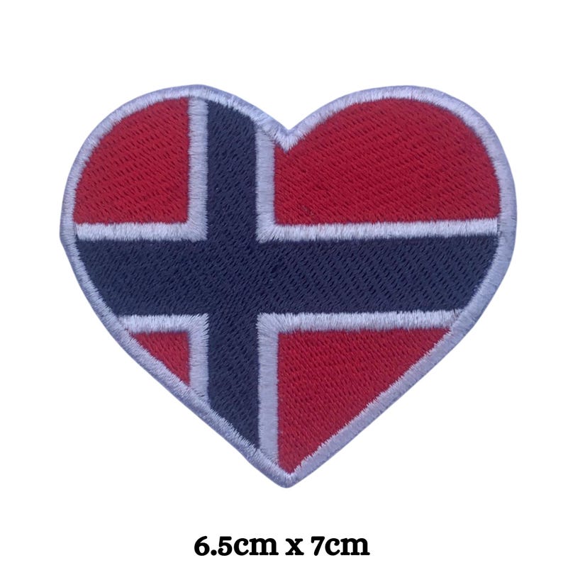 Norway National Country Flags Iron on Patch Embroidered Sew on Badge - Etsy