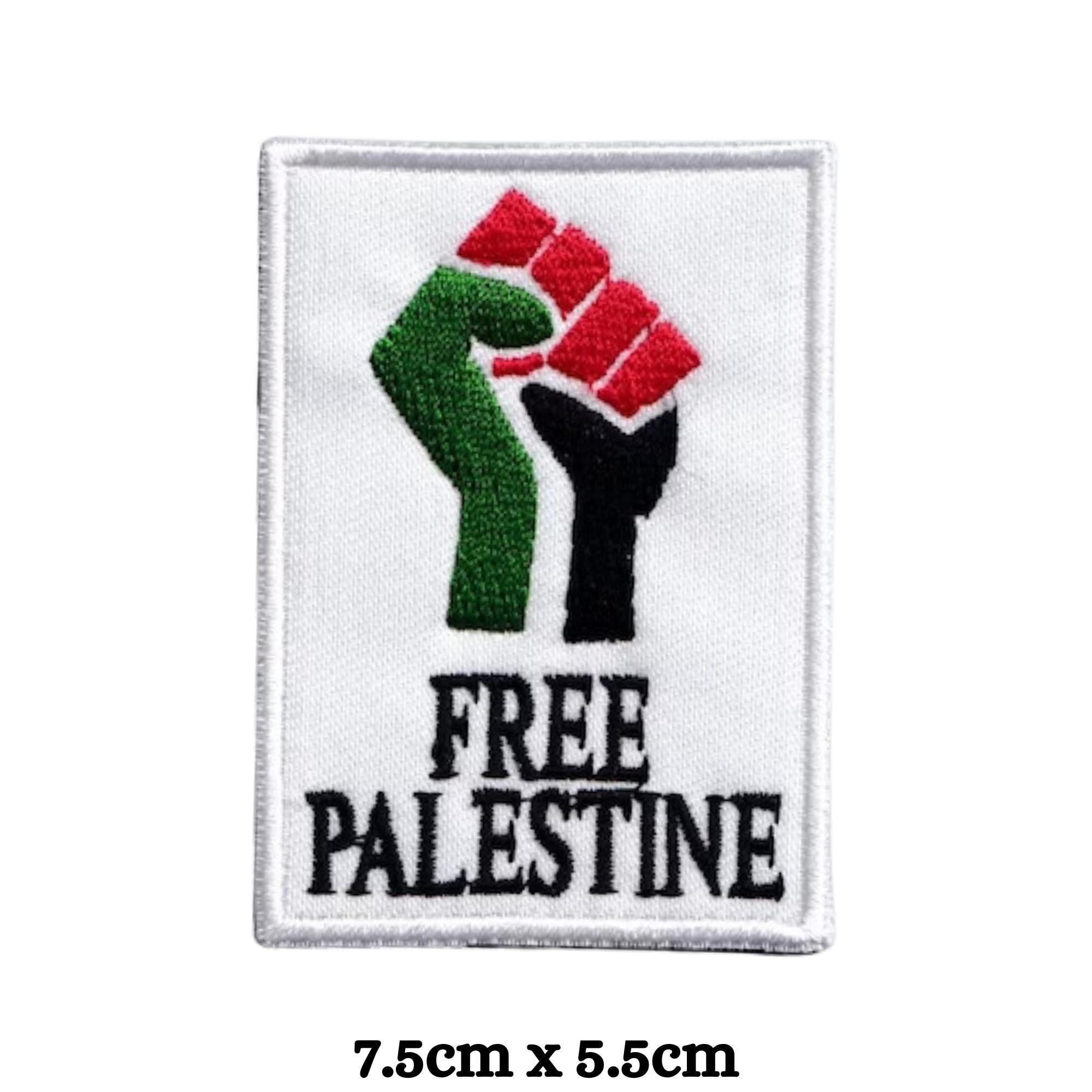 Free Palestine Flags Iron on Patch Embroidered Sew on Applique Free ...