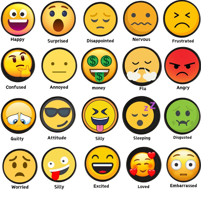 Emoji Patch - Etsy