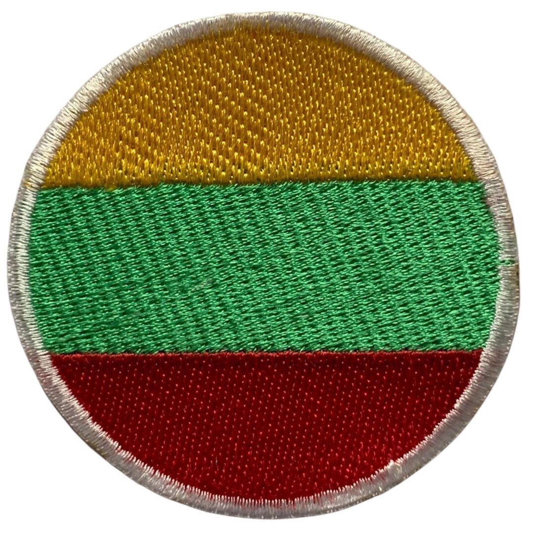 Lithuania International Country Flag Iron on Patch Embroidered Sew on ...