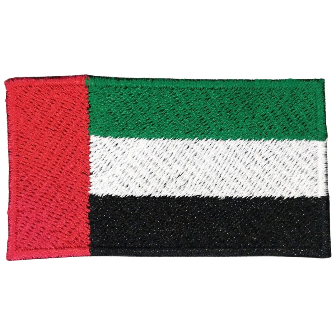 United Arab Emirates Flag Patch Iron / Sew on Clothes Bag UAE ...