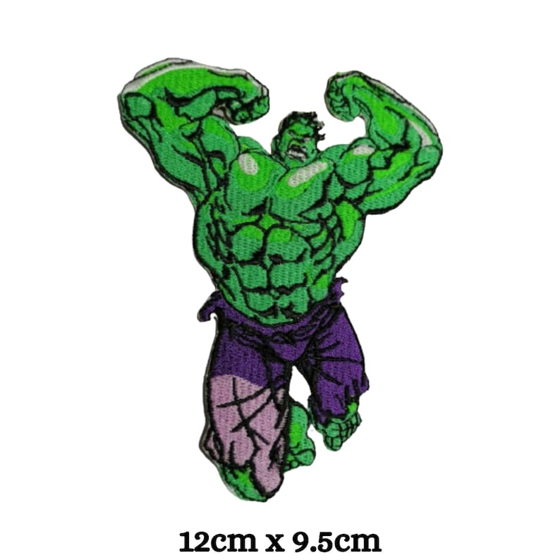 Avengers the Incredible Hulk Superhero Military Hook Loop Iron on Patch ...