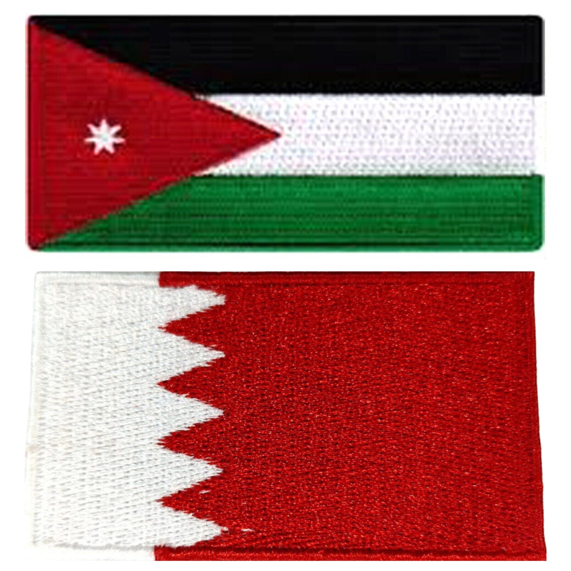 Middle East International Country Flag Iron on Patch Embroidered Sew on ...