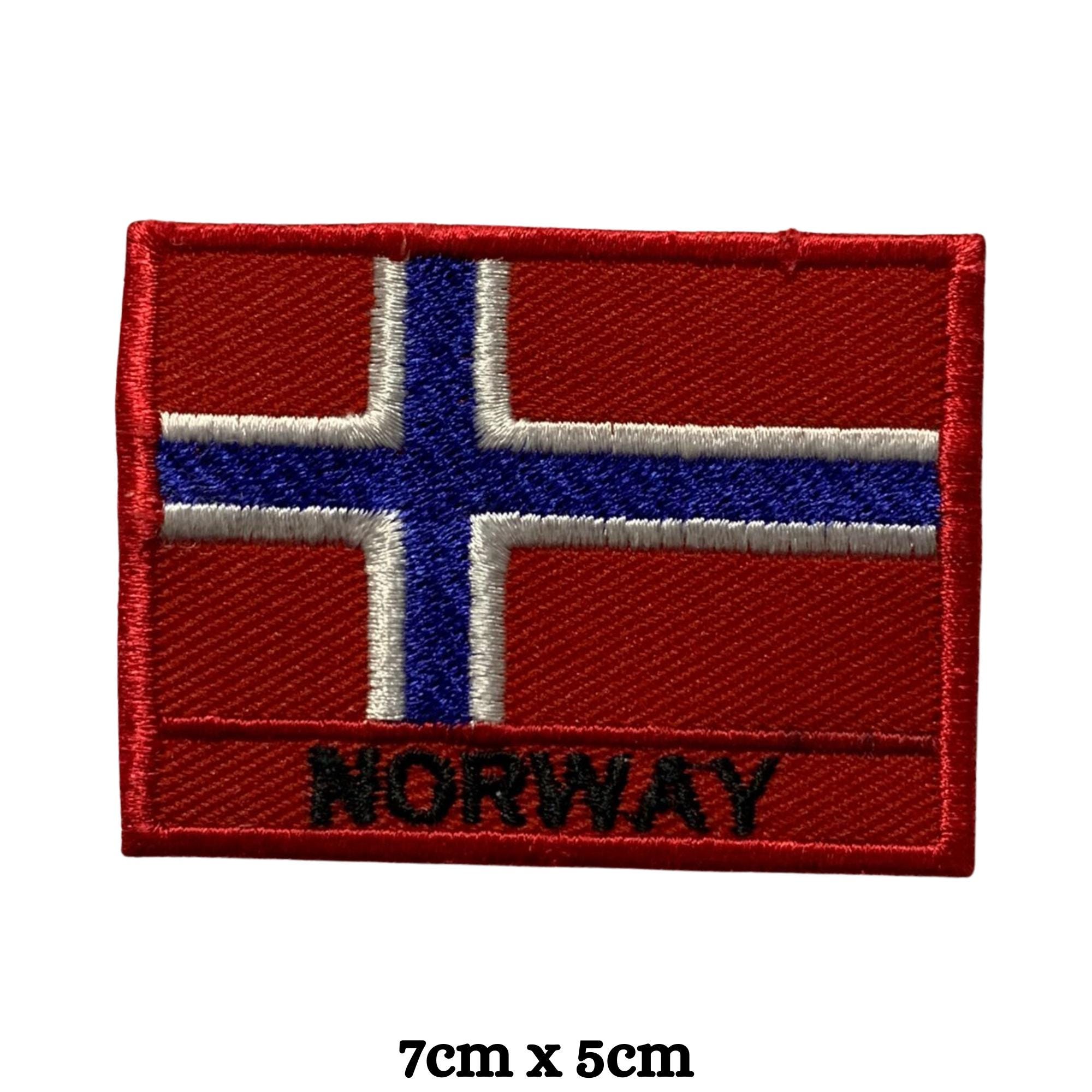 Norway National Country Flags Iron on Patch Embroidered Sew on Badge - Etsy