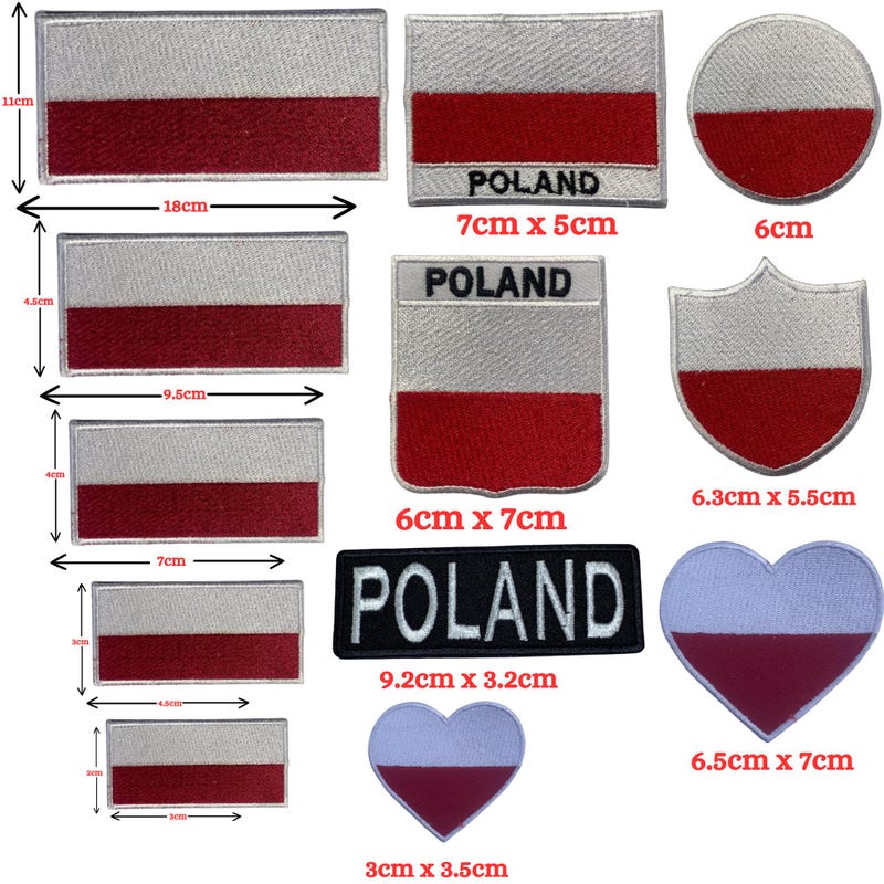 Polish Flag Iron - Etsy UK