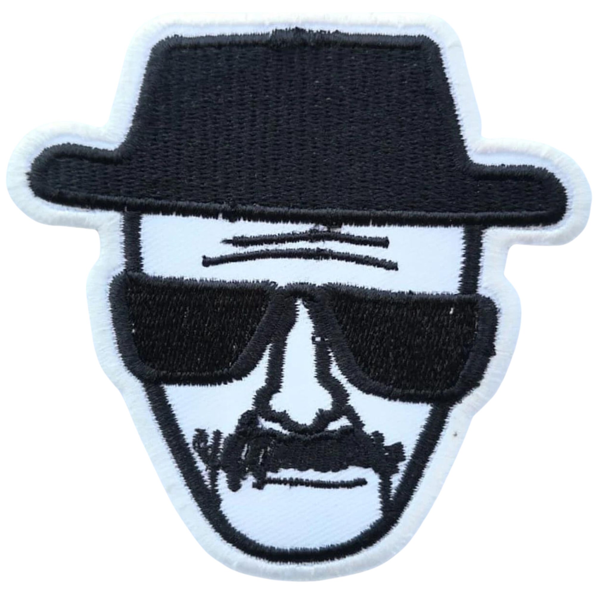 Heisenberg Breaking Bad Face Iron on Patch Embroidered Sew on Applique ...
