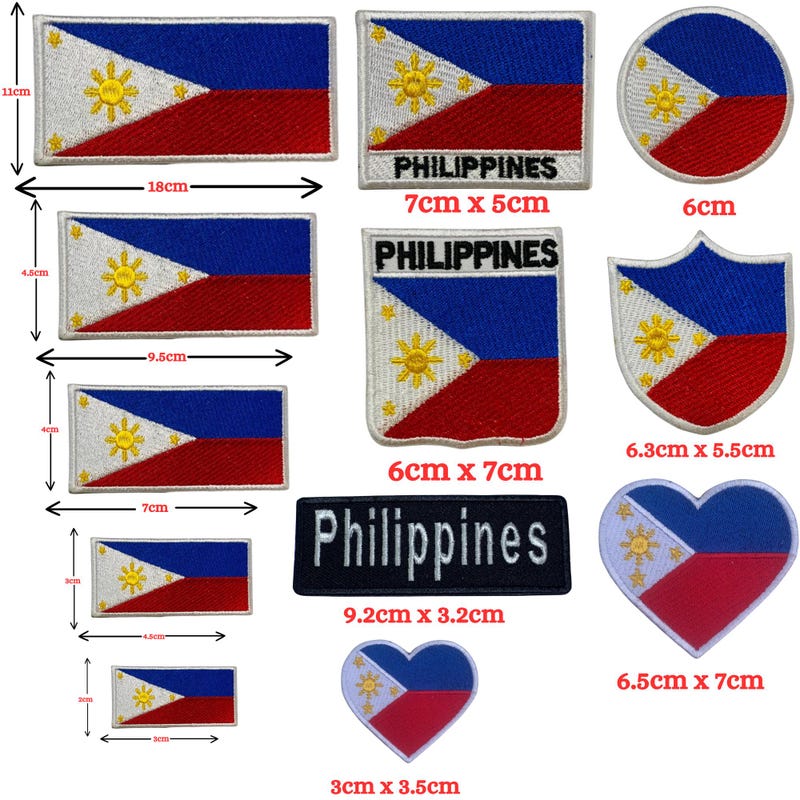 Filipino Flag Pin - Etsy