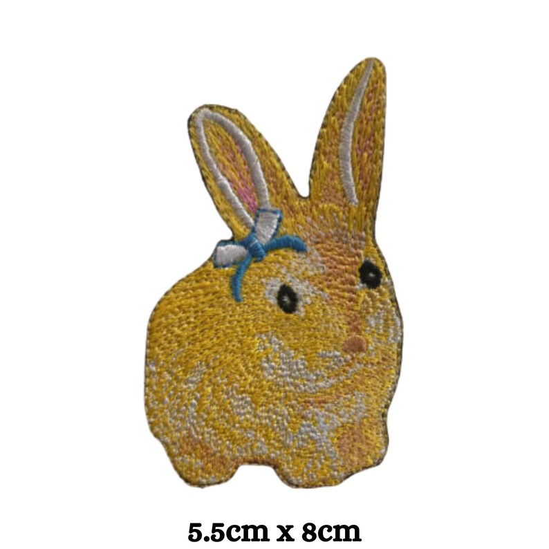 Rabbit Bunny Animal Iron on Patch Embroidered Sew on Applique - Etsy