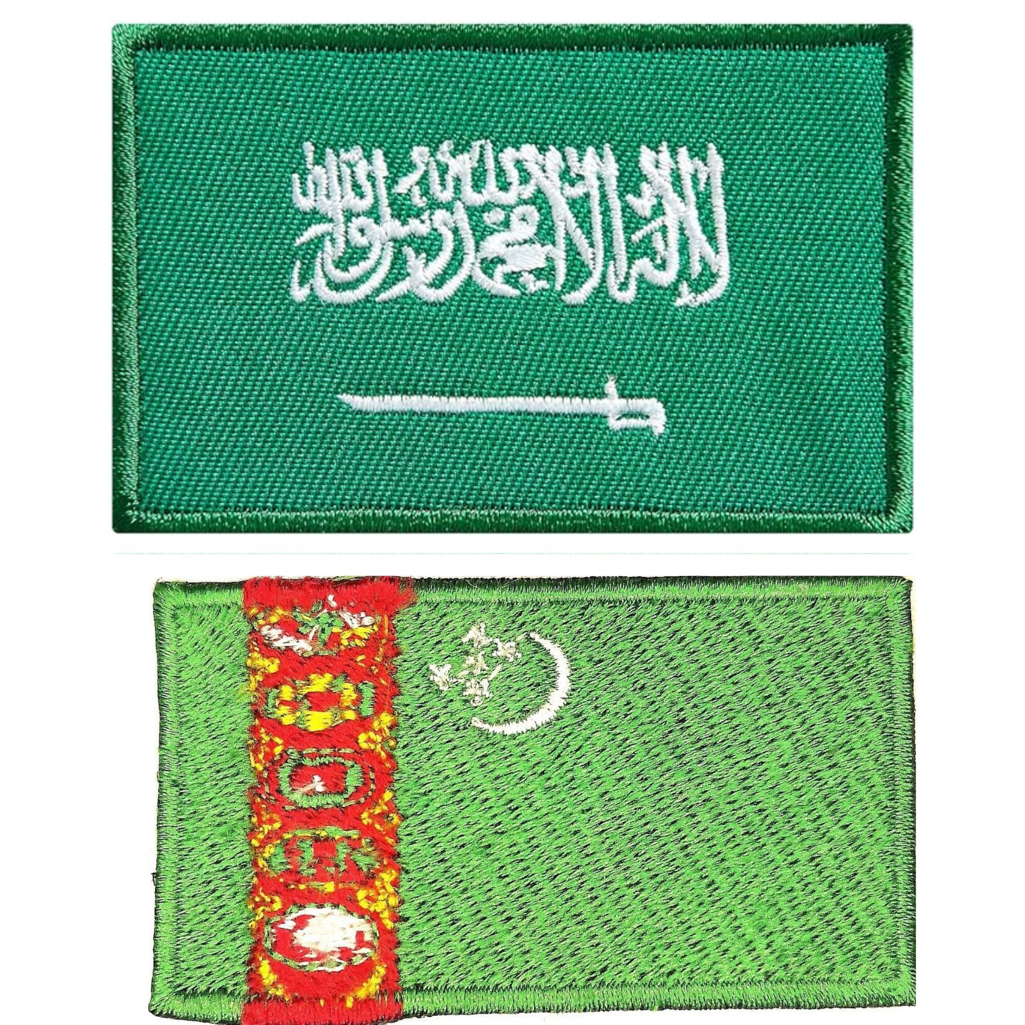 Middle East International Country Flag Iron on Patch Embroidered Sew on ...