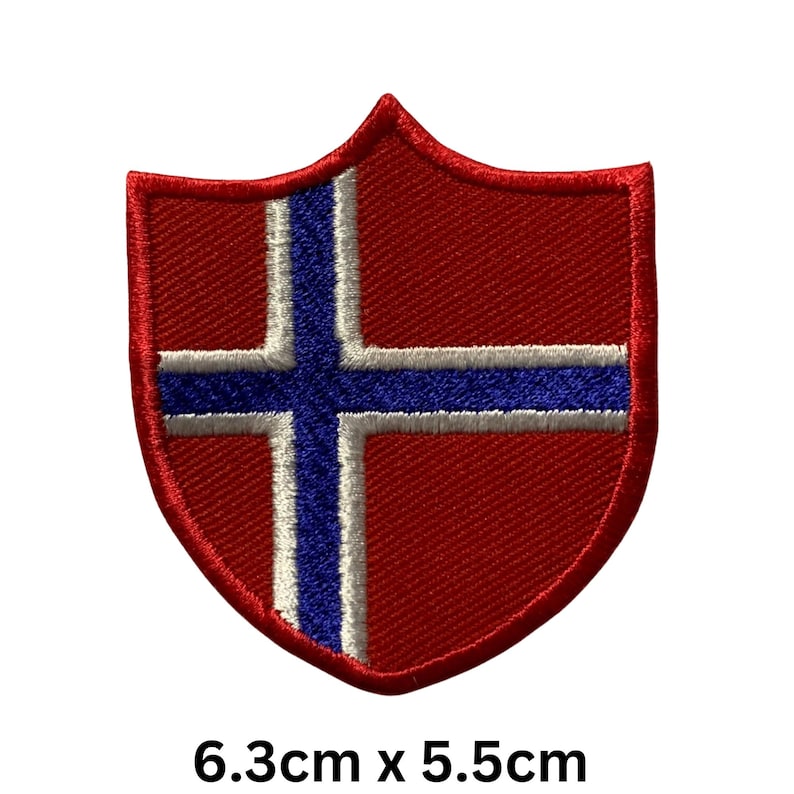 Norway National Country Flags Iron on Patch Embroidered Sew on Badge - Etsy