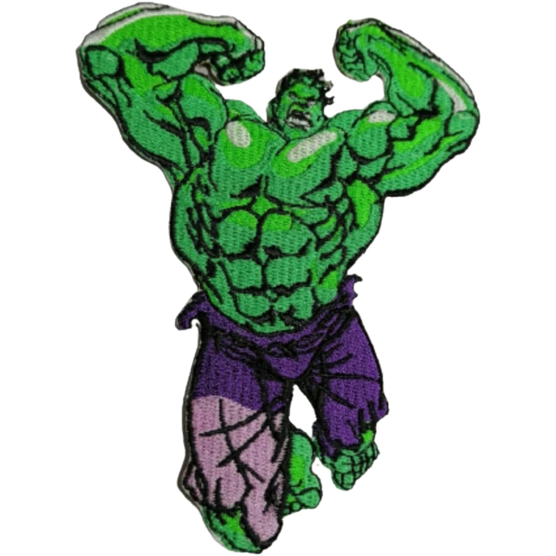 Avengers the Incredible Hulk Superhero Military Hook Loop Iron on Patch ...