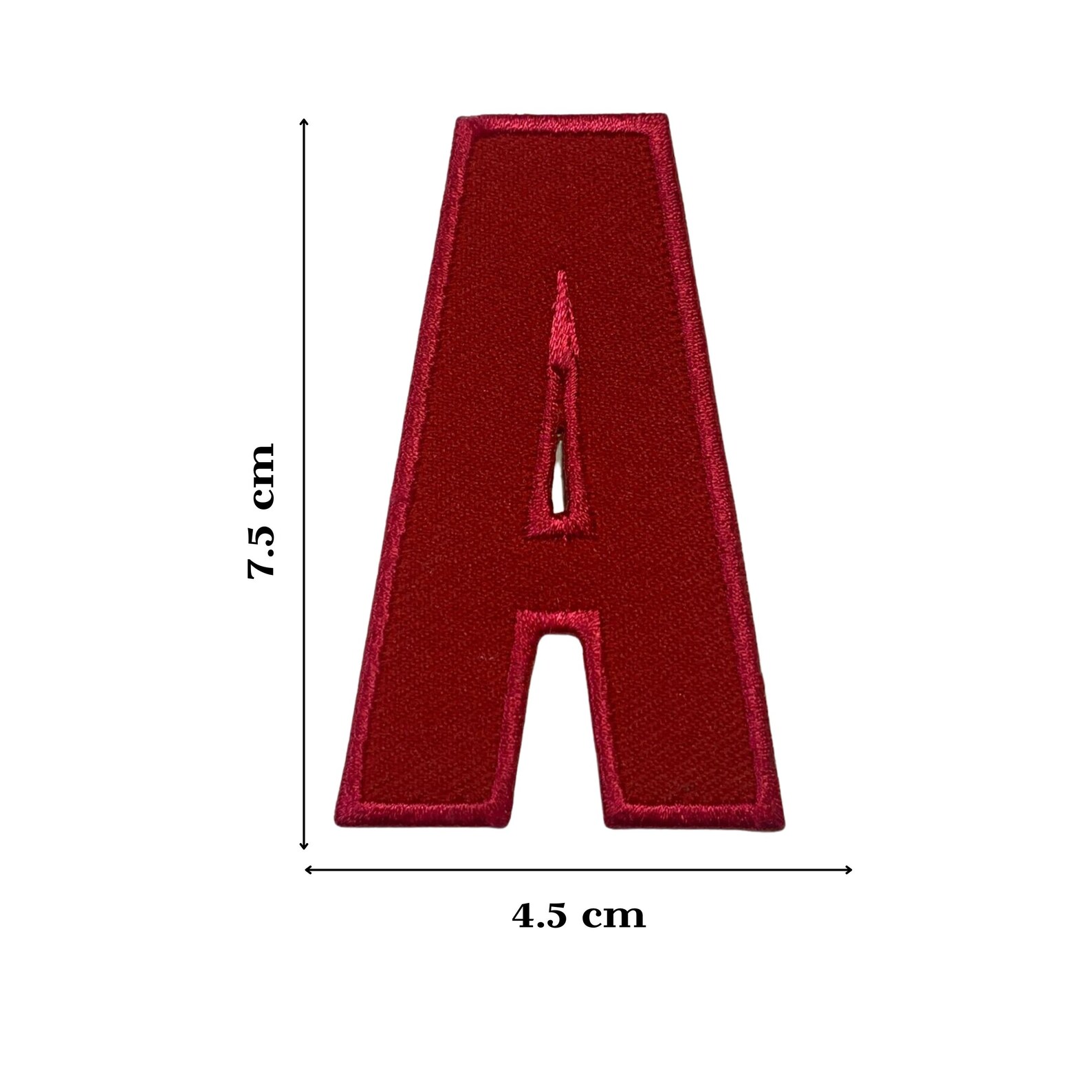 Red Letter Patch Patches Iron on /sew on Retro Alphabet Embroidery for ...