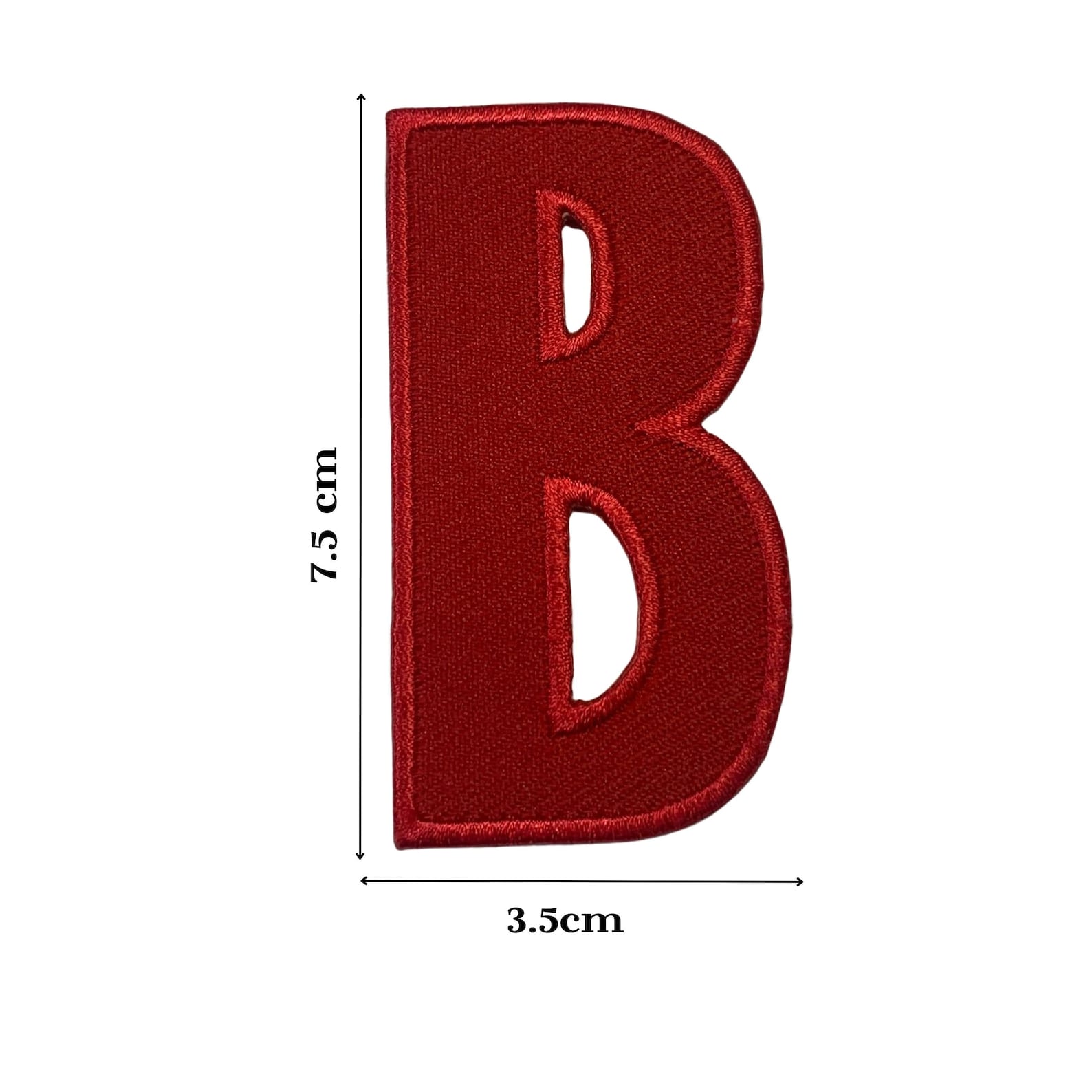 Red Letter Patch Patches Iron on /sew on Retro Alphabet Embroidery for ...