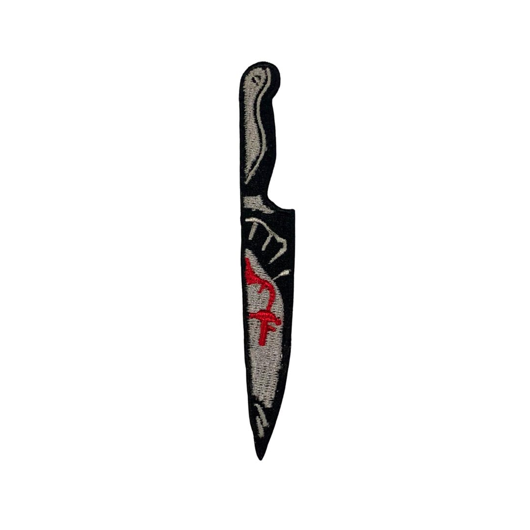 Horror Killer Knife Scream Slice Embroidered Iron on Patch Sew on ...