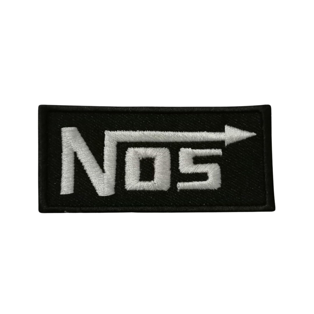 Nos Racing Car Logo Patch Embroidered Iron on Sew on Badge Applique - Etsy