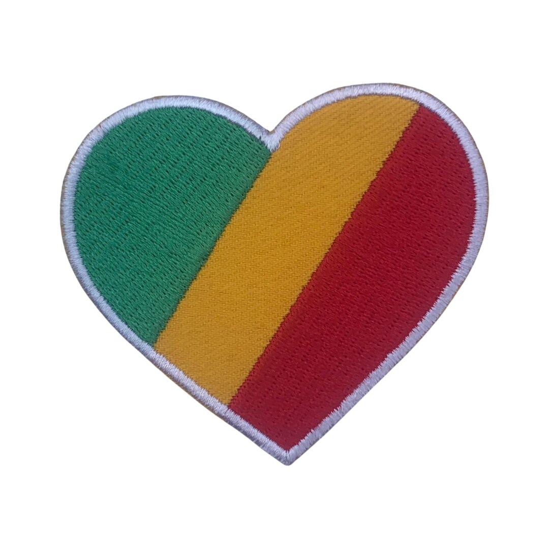 Congo International Country Flags Iron Sew on Embroidered Patch Badge ...