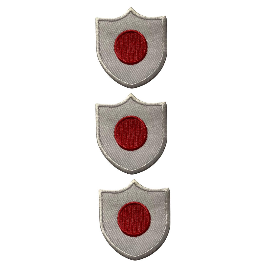 Embroidered National Country Shield Flag Patch – Iron on Sew on Badge ...