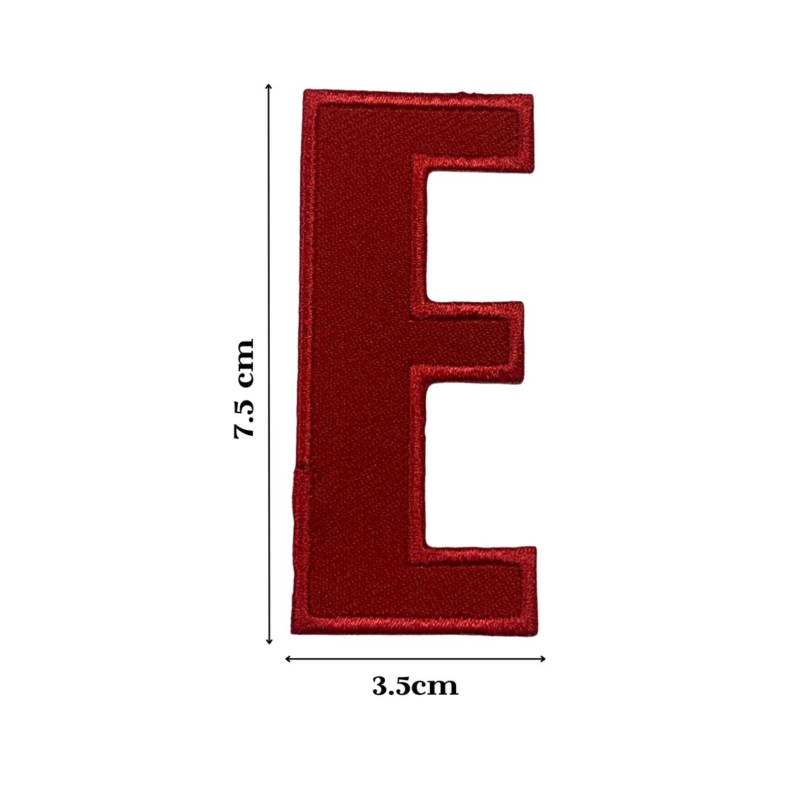 Red Letter Patch Patches Iron on /sew on Retro Alphabet Embroidery for ...