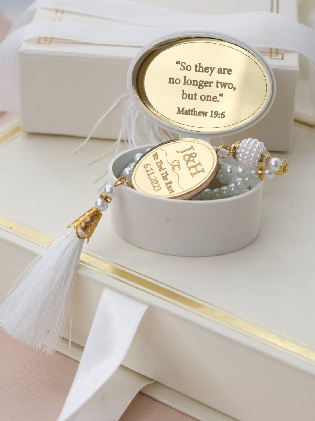 Personalized Wedding Favors Christian, Wedding Favors Rosary, Religious ...