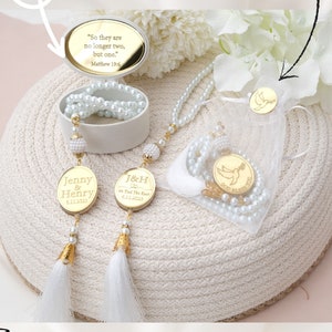 Personalized Wedding Favors Christian, Wedding Favors Rosary, Religious ...