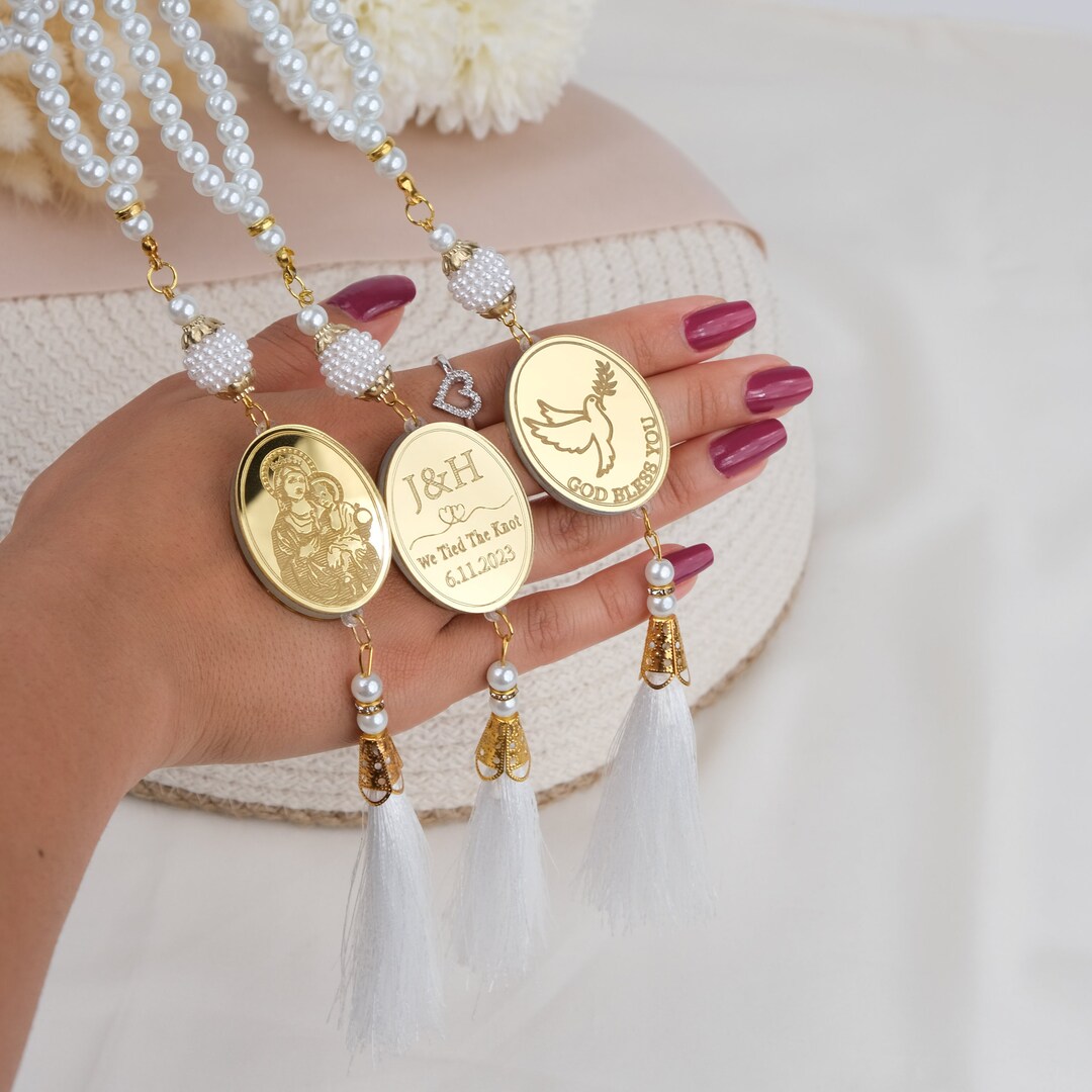 Personalized Wedding Favors Christian, Wedding Favors Rosary, Religious ...