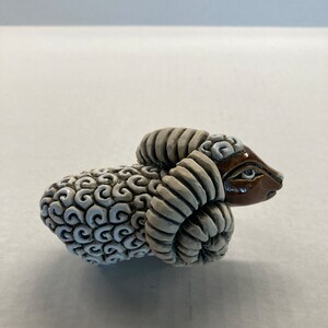 Signed Artesania Rinconada Pottery Ram Figurine From Uruguay, Retired ...