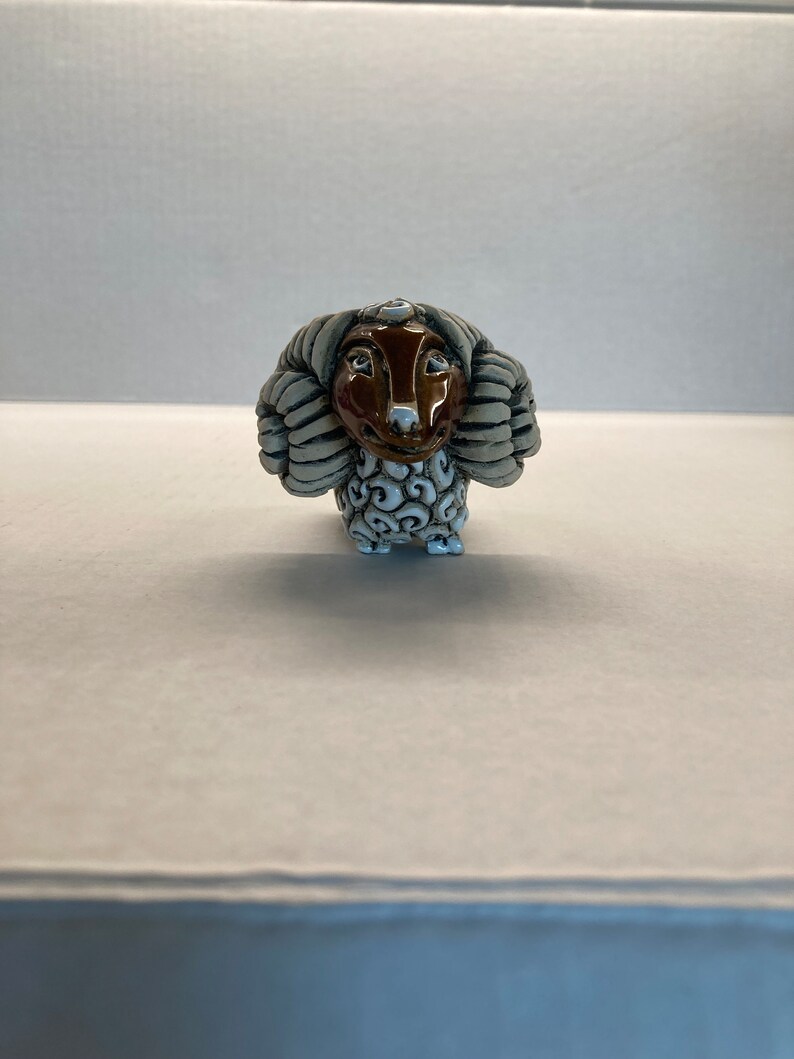Signed Artesania Rinconada Pottery Ram Figurine From Uruguay, Retired ...