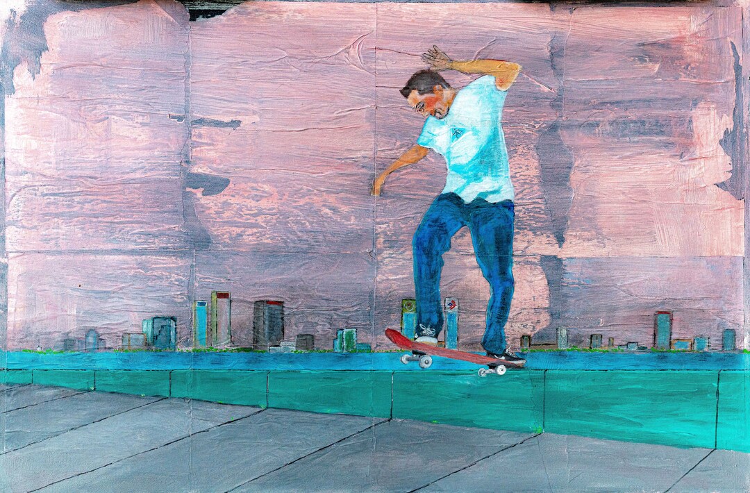 Downtown Sessions - Art Print - Skate Skating Skateboard Artwork ...