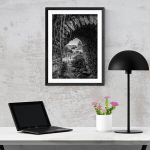 Arch and Church. Christian Church. Church Wall Art. Monastery Digital ...