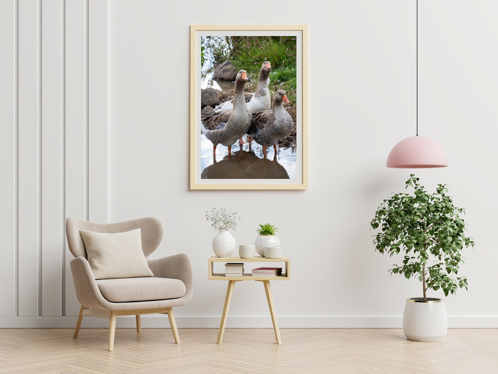 Wild Geese in Nature. Geese Photo. Nice Geese. Wild Birds Wall Art ...