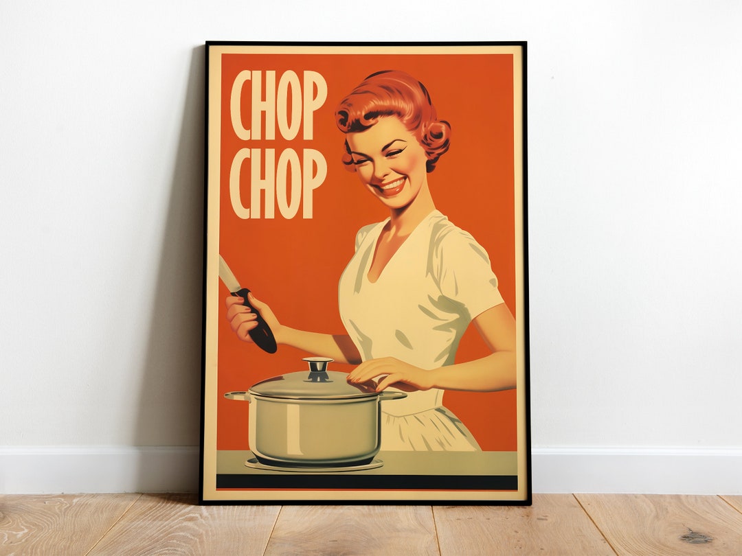 Retro Kitchen Print Retro Kitchen Art Download Funny Kitchen Poster ...