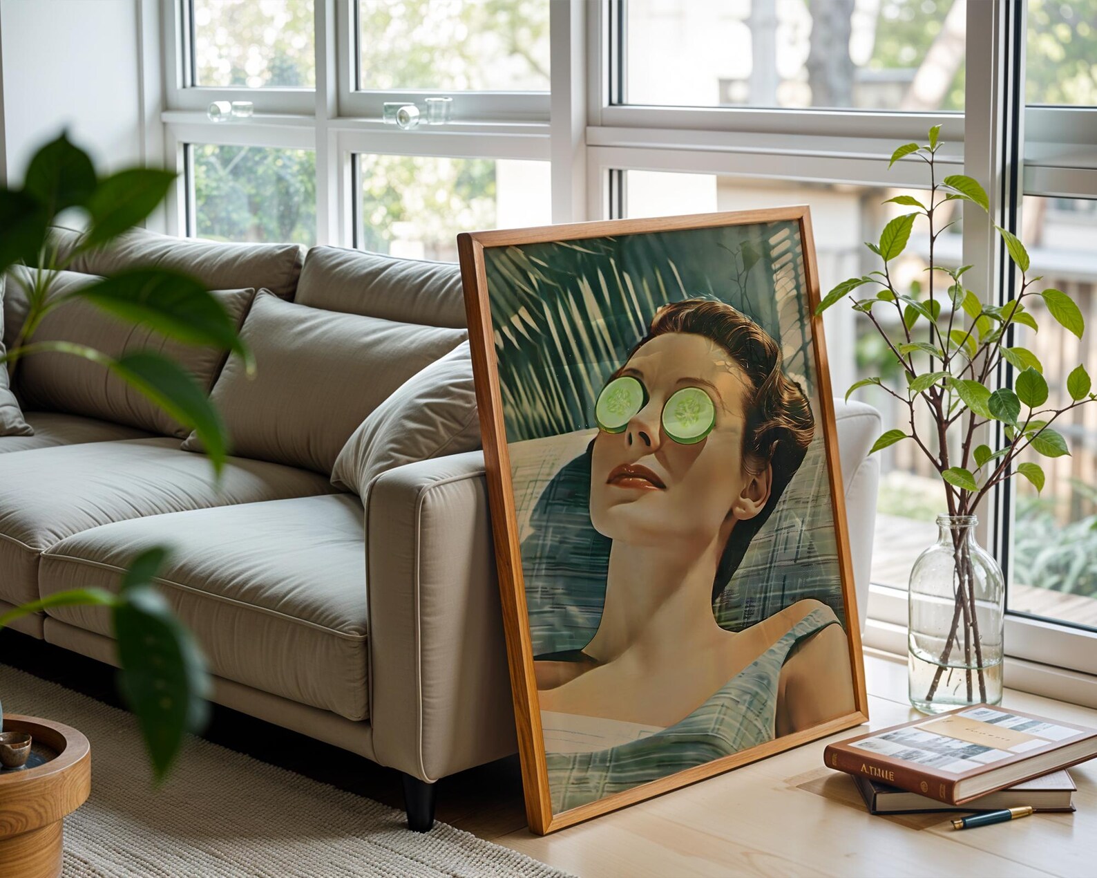 Spa Art Print Beauty Salon Wall Art Printable Retro Posters Digital ...